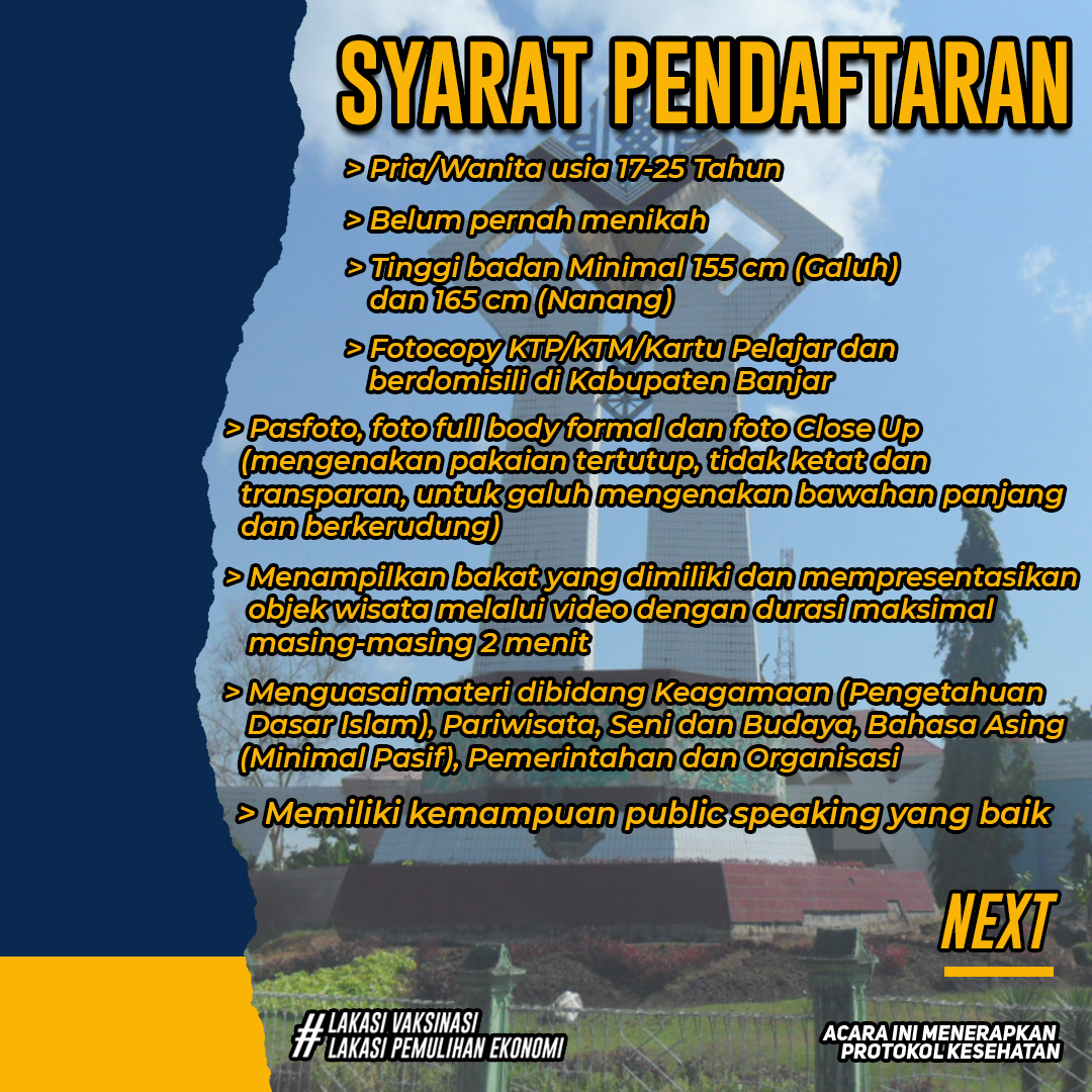 Pemilihan Nanang Galuh Intan Kabupaten Banjar 2021 – Pemerintah ...