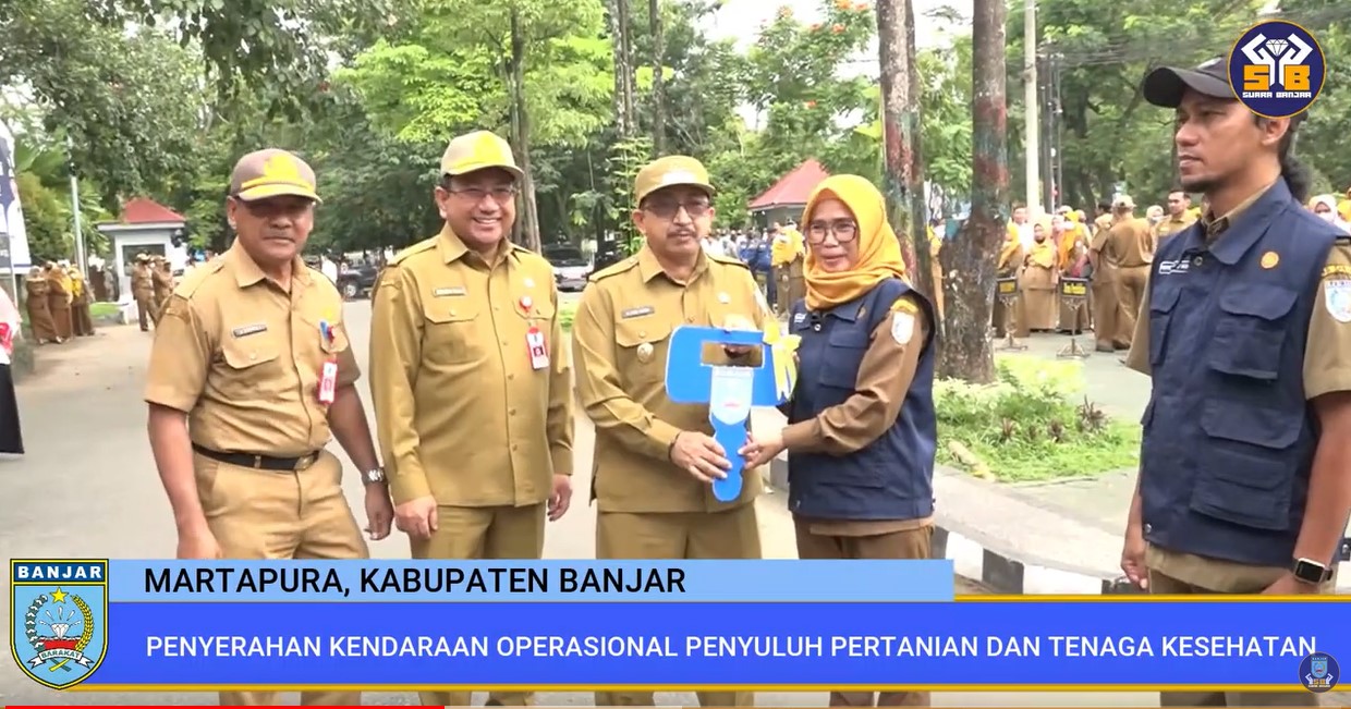 Penyuluh Pertanian Dapatkan Fasilitas Motor – Pemerintah Kabupaten Banjar