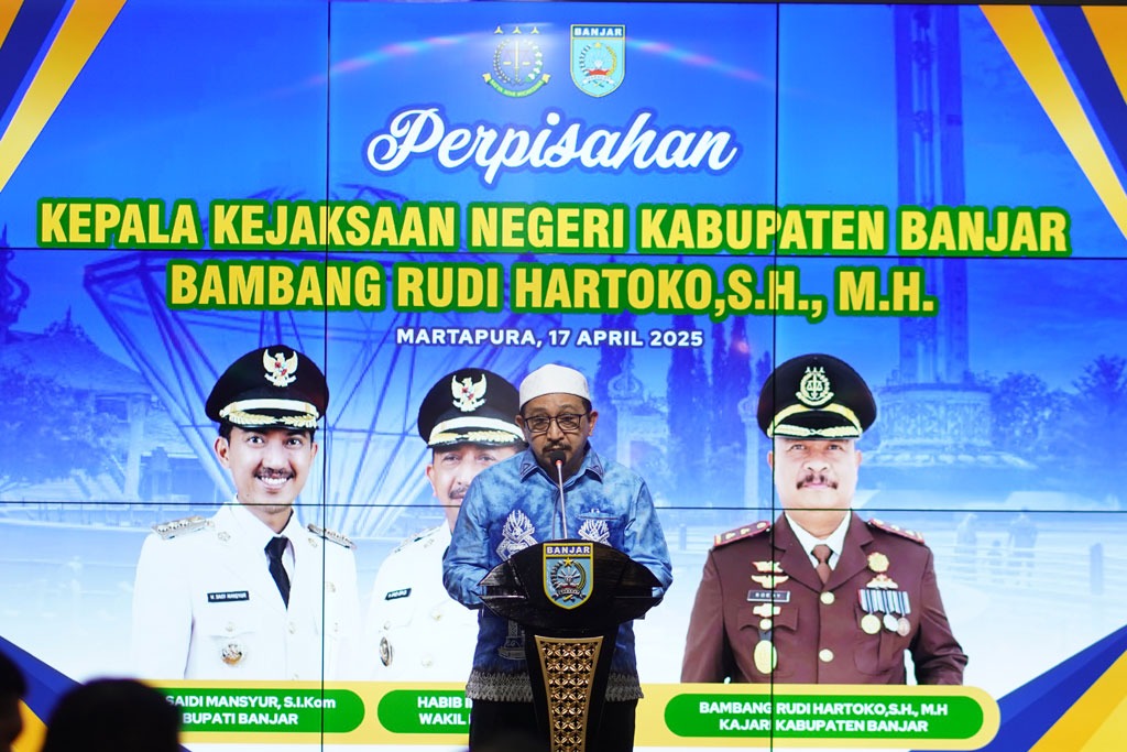 Bambang Rudi Hartoko Pamit Pindah Tugas, Wabup Banjar Sampaikan ...