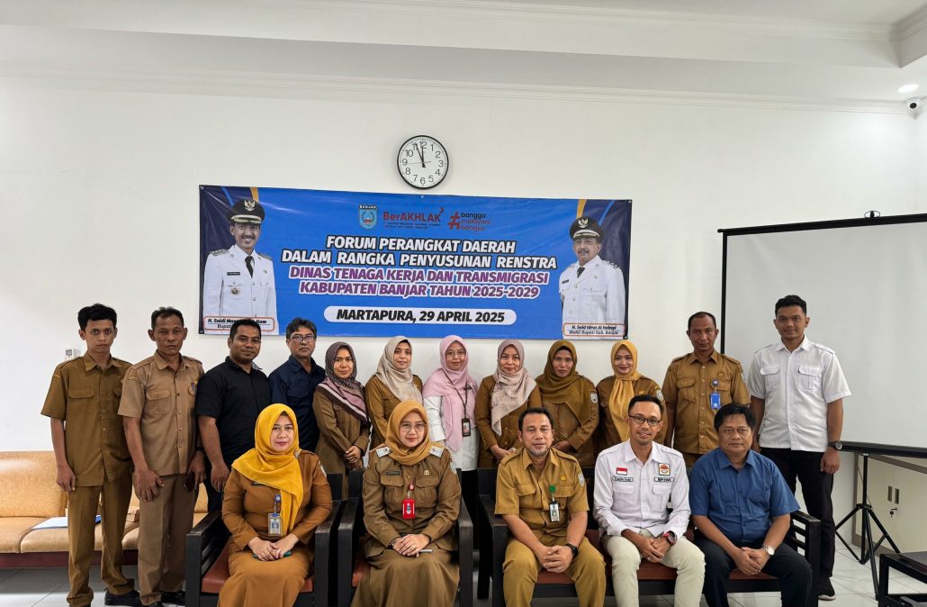 BAPPEDALITBANG HADIRI FORUM PERANGKAT DAERAH DISNAKERTRANS BANJAR, DORONG PROGRAM BANJAR BAUSAHA ...